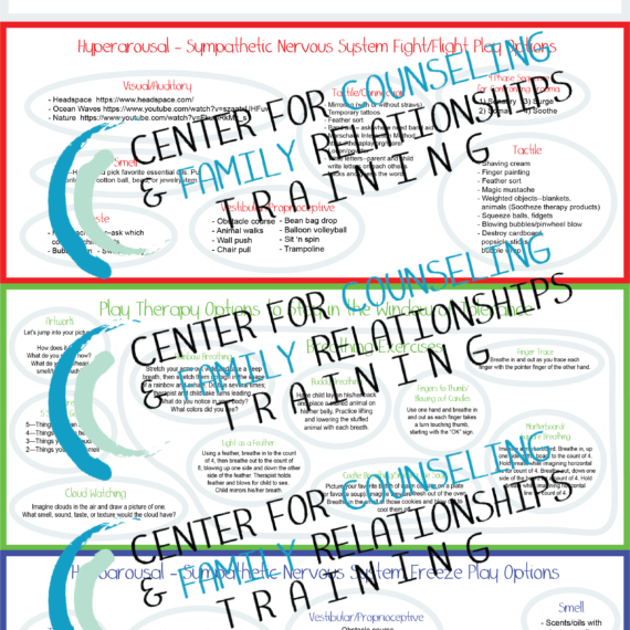 CCFAM Emotions Sensations Bundle Handout - Center for Counseling ...